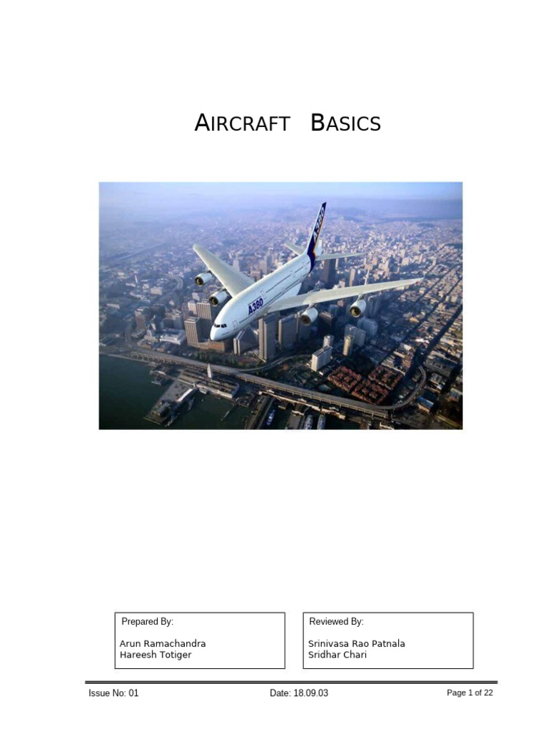 Aircraft Basics | PDF | Flight Control Surfaces | Mach Number