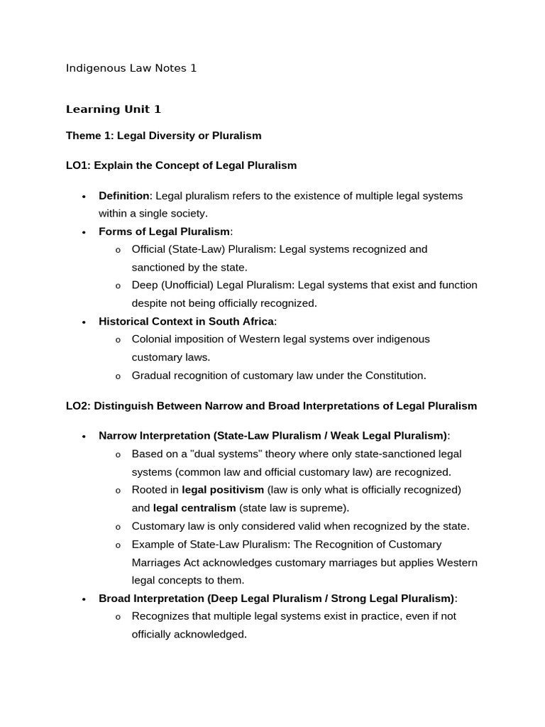 Understanding Indigenous Law in South Africa | PDF | Marriage | Common Law