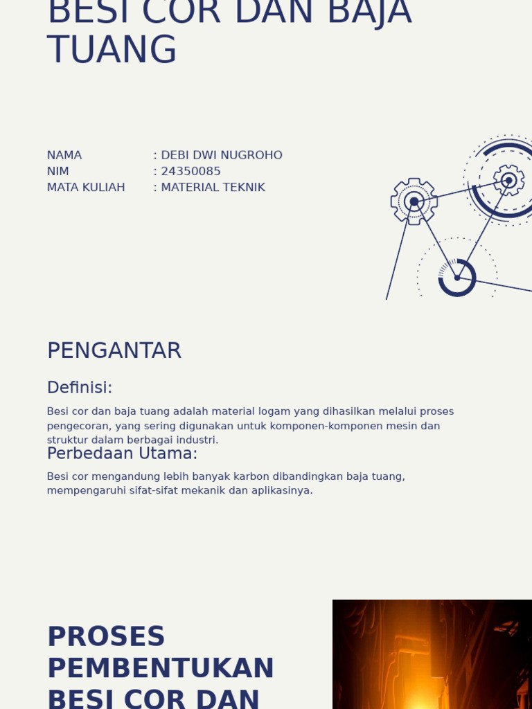 Besi Cor Dan Baja Tuang | PDF