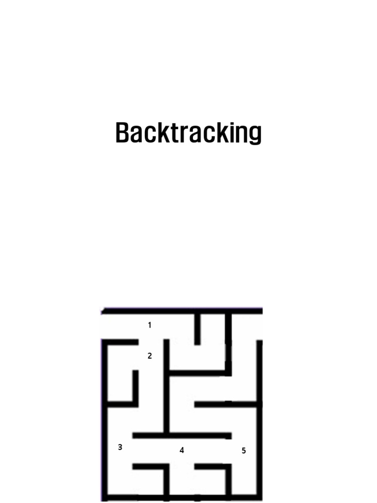 ch05 BackTracking1-2 | PDF