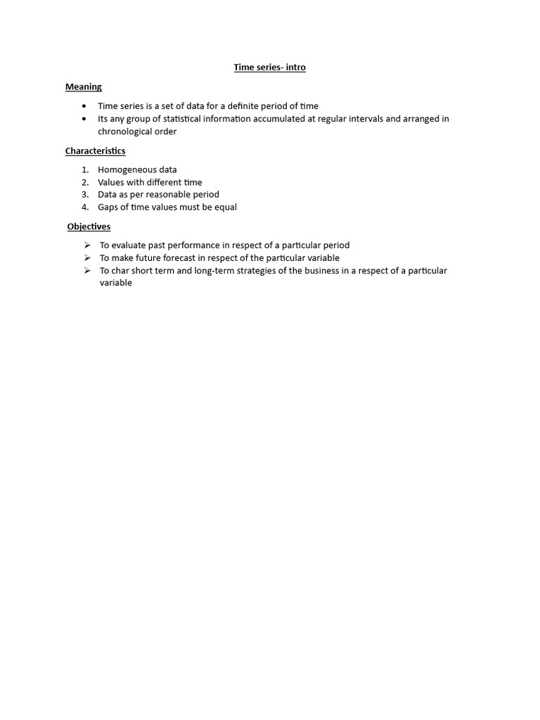 Time Series II | PDF