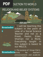 Module - INTRODUCTION TO WORLD RELIGION - Grade 12 | PDF | Jesus ...