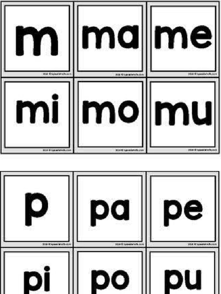 Silabas M, L, P, S, D | PDF