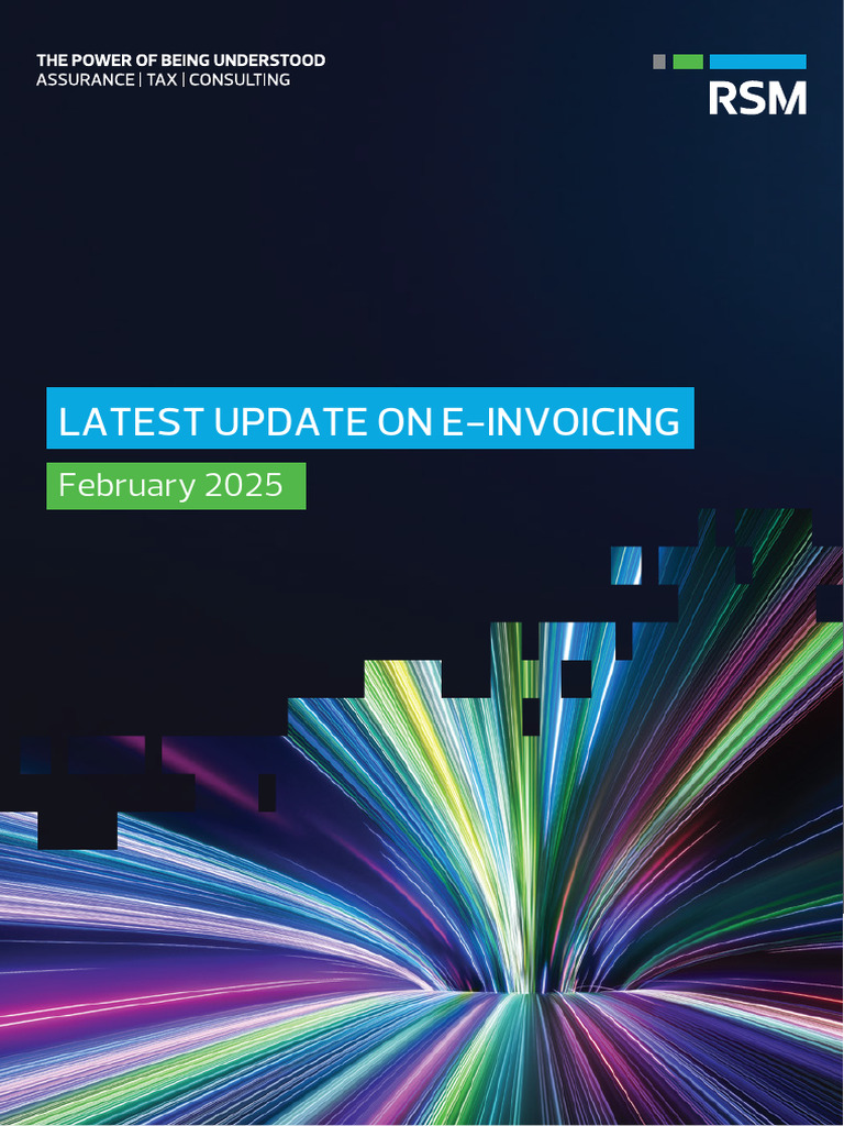 E-Invoicing Guidelines 2025 Update | PDF | Taxes