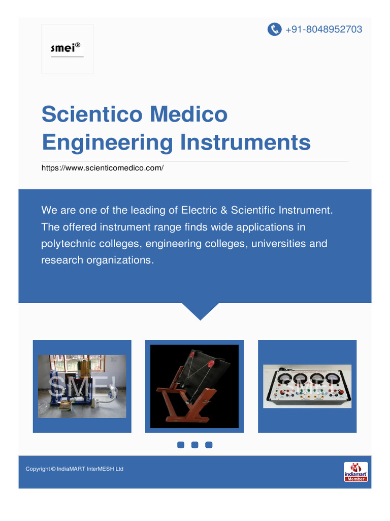 Scientico Medico Engineering Instruments | PDF | Relay | Engineering