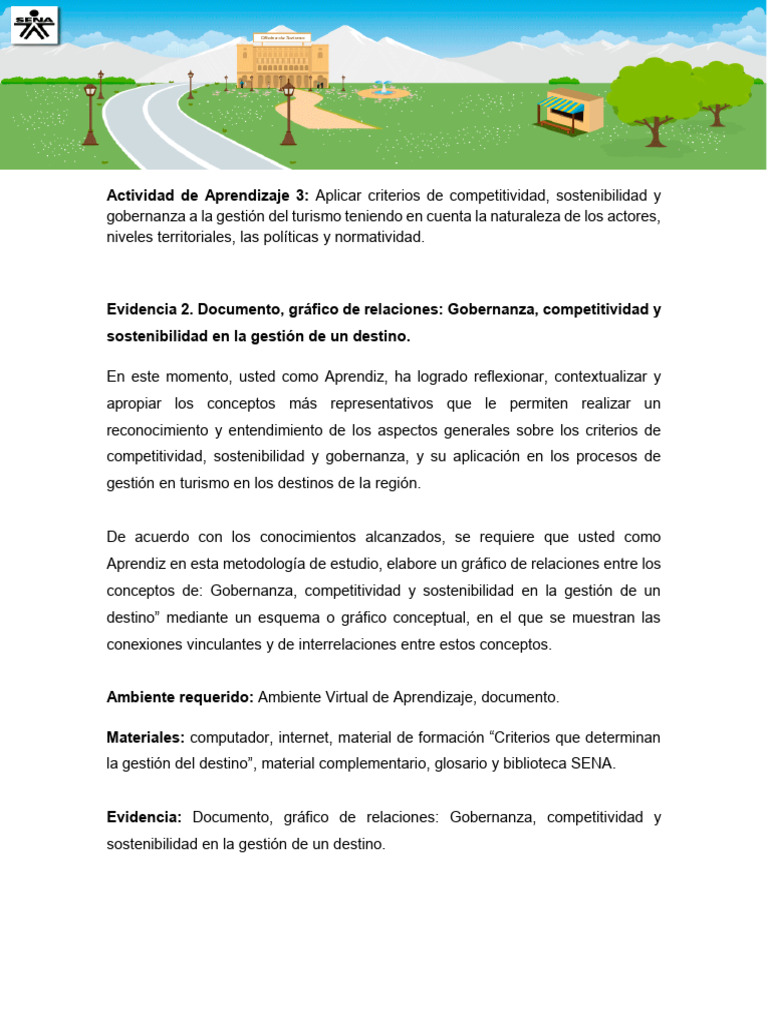 Gobernanza y Sostenibilidad en Turismo | PDF