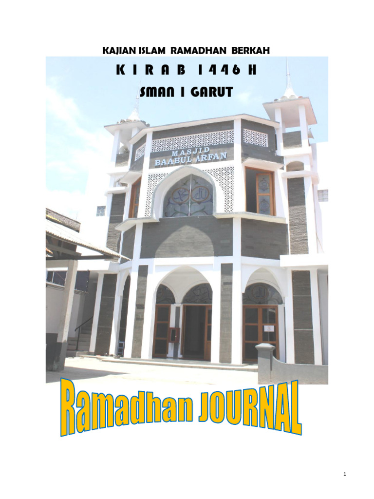 Ramadhan Jurnal 2025 | PDF