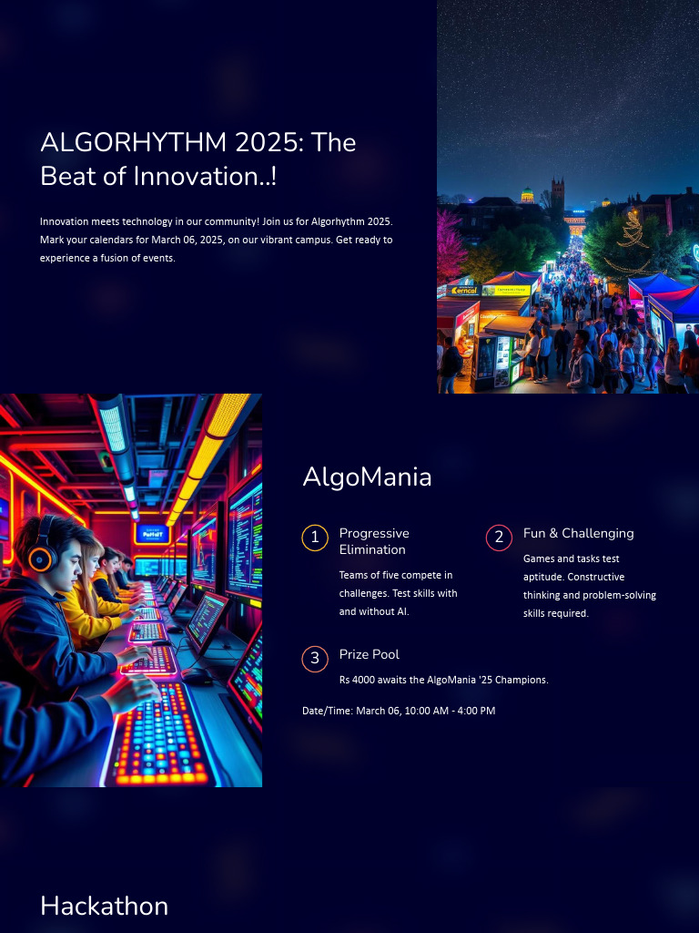 Algorhythm 2025 Brochure | PDF