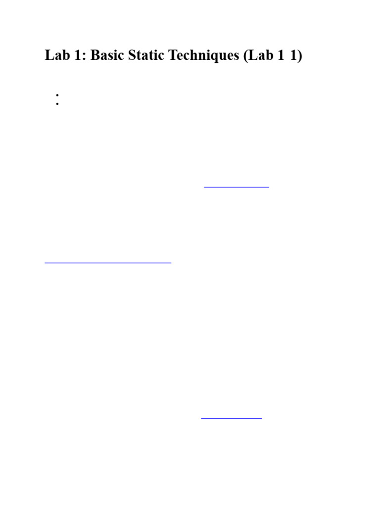 Lab 1 | PDF | Computer File | Computing