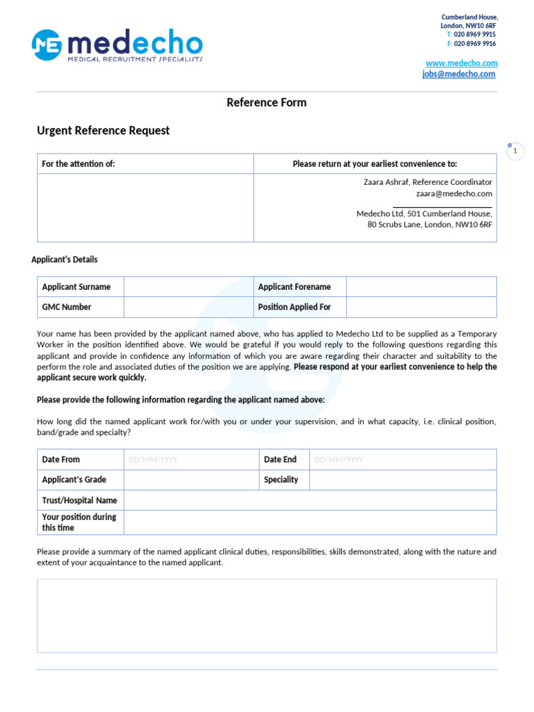 Reference Request -Medecho-V1.4 | PDF | Justice | Crime & Violence