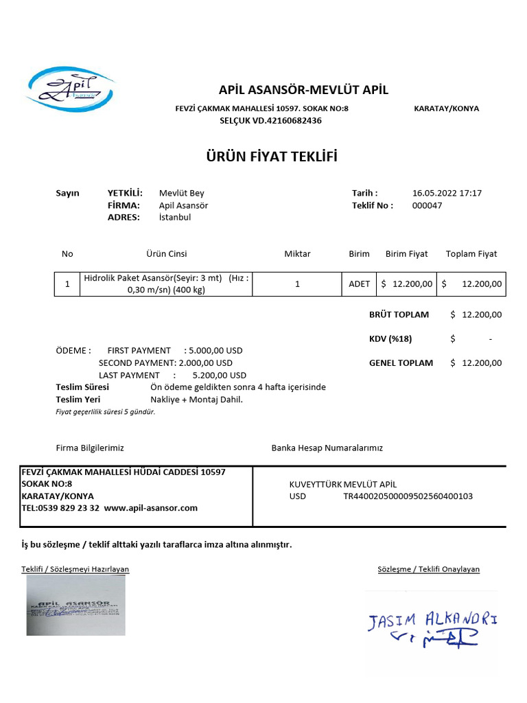 Teli̇f Formu 2 Stops | PDF