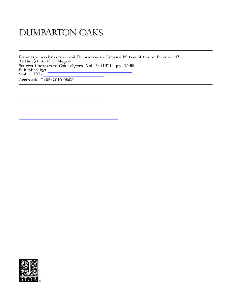 06 Megaw DOP28 1974 | PDF | Mosaic