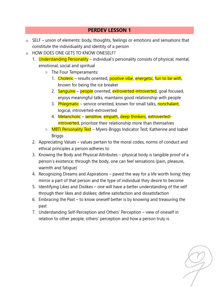 PERDEV Midterm Reviewers | PDF | Mental Disorder | Stress (Biology)