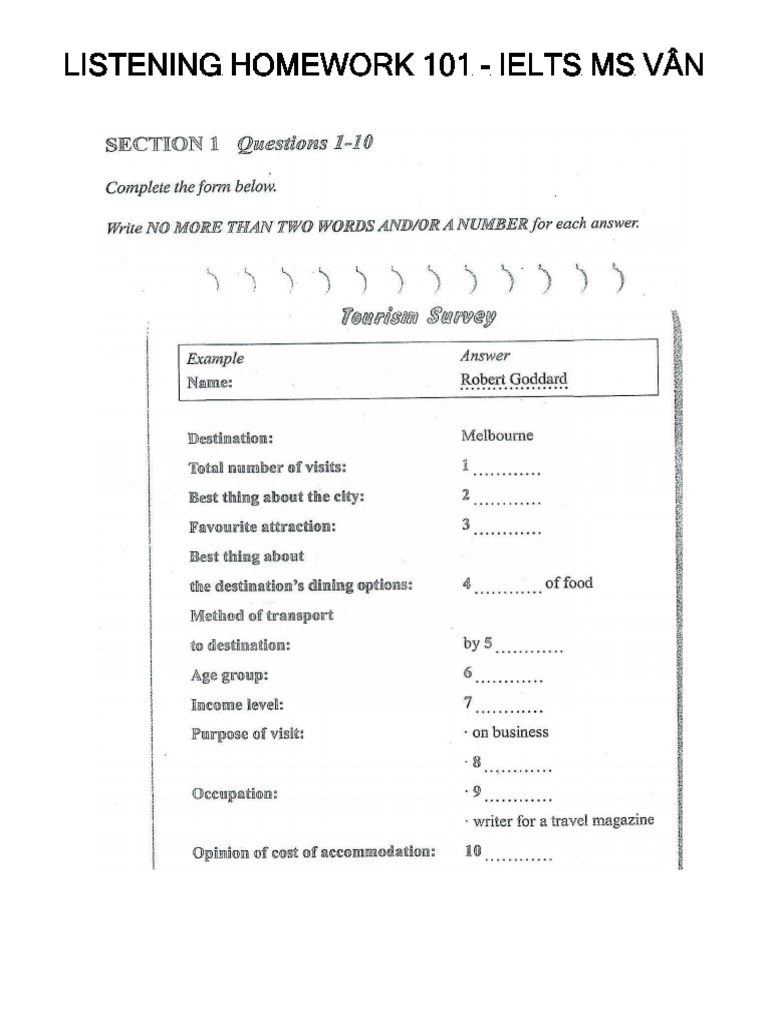 Listening Test 101 | PDF