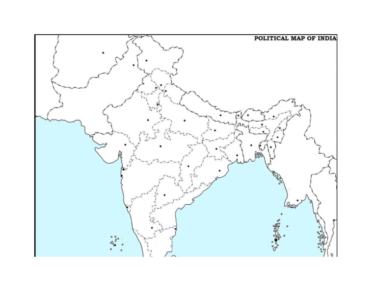 politicalmap of India | PDF