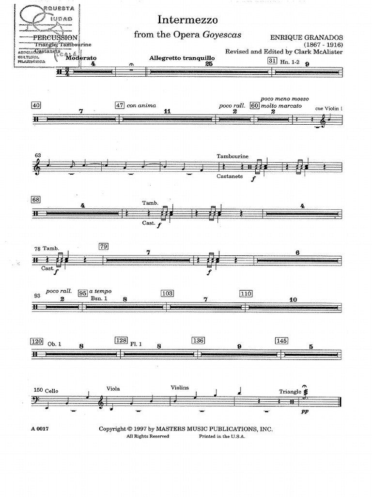 Intermezzo Percusion | PDF