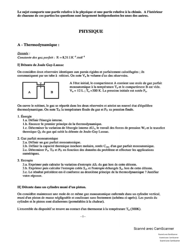 2iem PB Corrig Du 1ier Et 2iem Princip | PDF