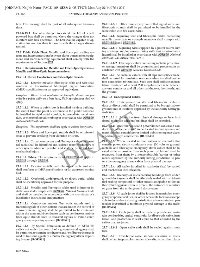 Nfpa 72 | PDF