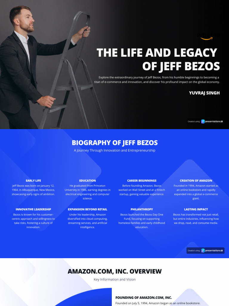 Biography of Jeff Bezos | PDF