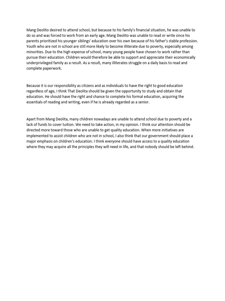 CWTS102 Essay #2 Turn It in | PDF