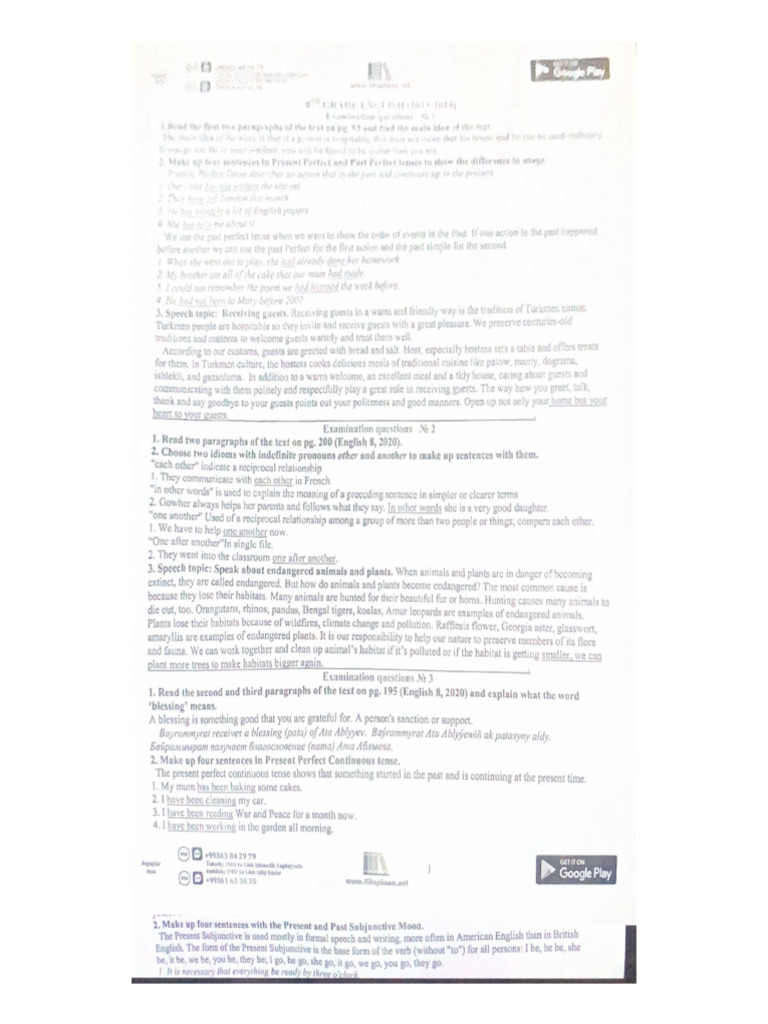 Read Two Paragraphs of The Text On Pg. 200 (English 8, 2020) | PDF