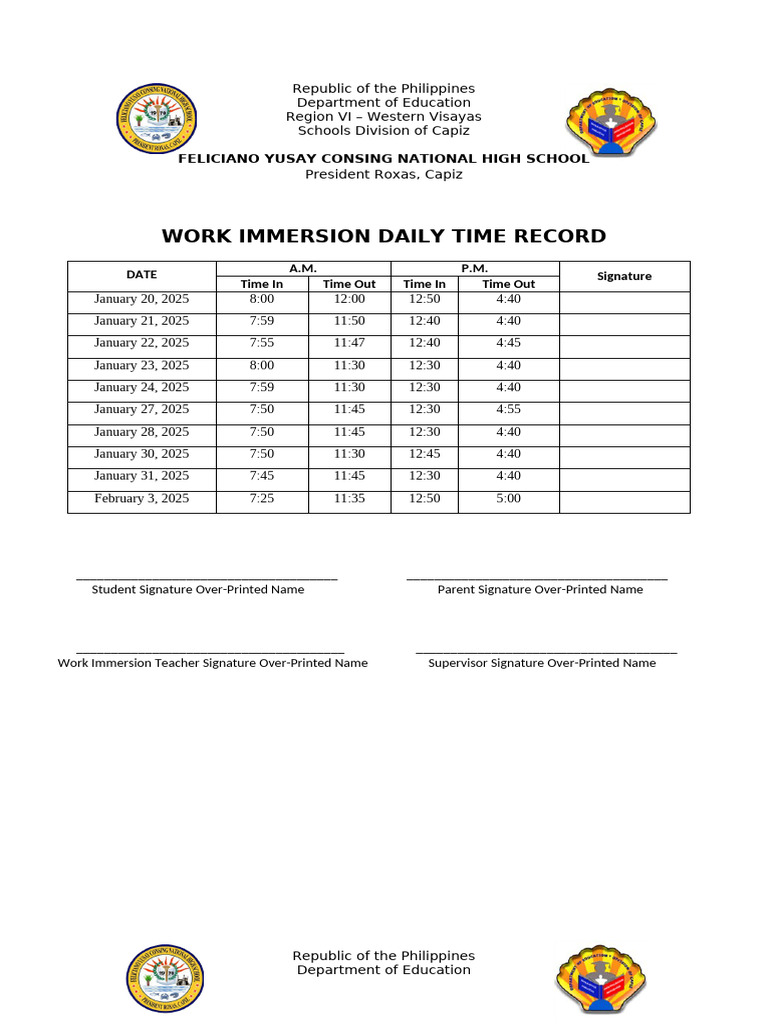 Work Immersion DTR - Narrative 1 | PDF | Infection | Patient