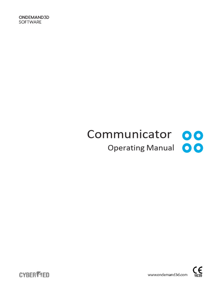 OnDemand3D Communicator Manual Eng v.1.0.11.1007 240308 | PDF ...