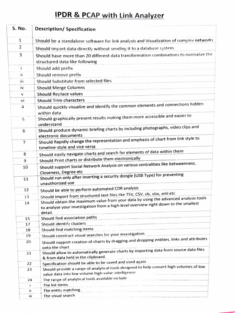 Specification Ipdr Pcap Link Analyzer 2024-03!12!17!05!30 | PDF ...