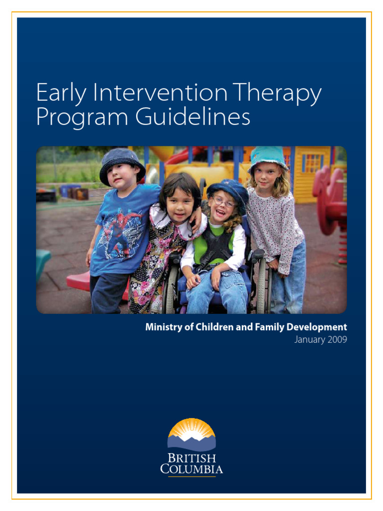 ei_therapy_guidelines | PDF | Physical Therapy | Psychotherapy