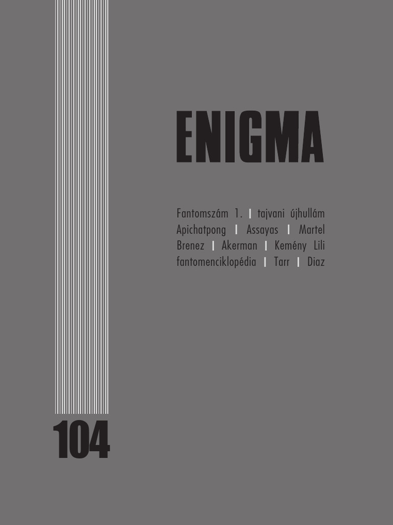 ENIGMA - Fantomok, filmek, képek 1. | PDF