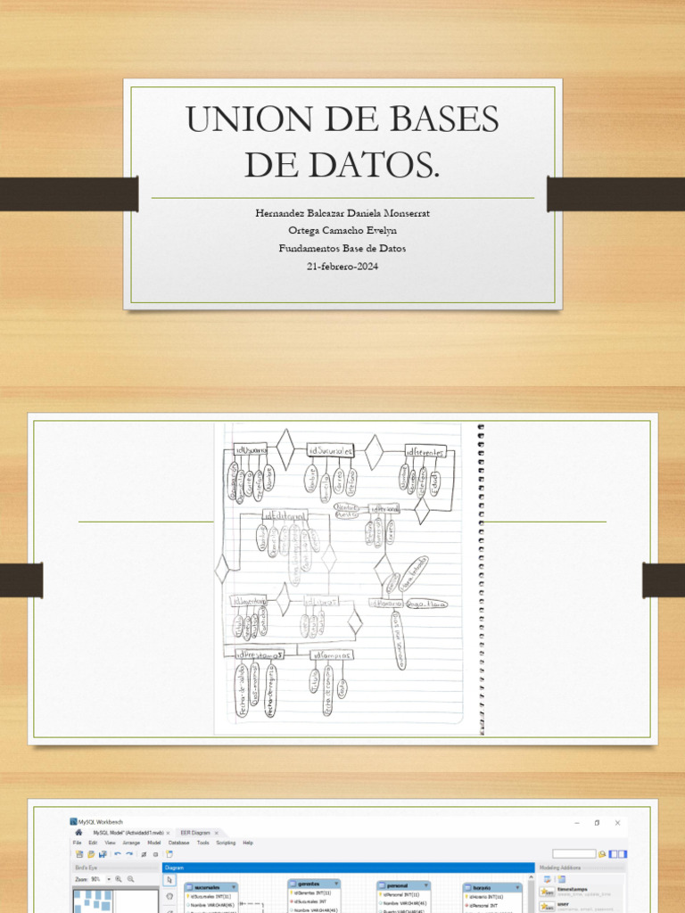 Union de Bases de Datos | PDF