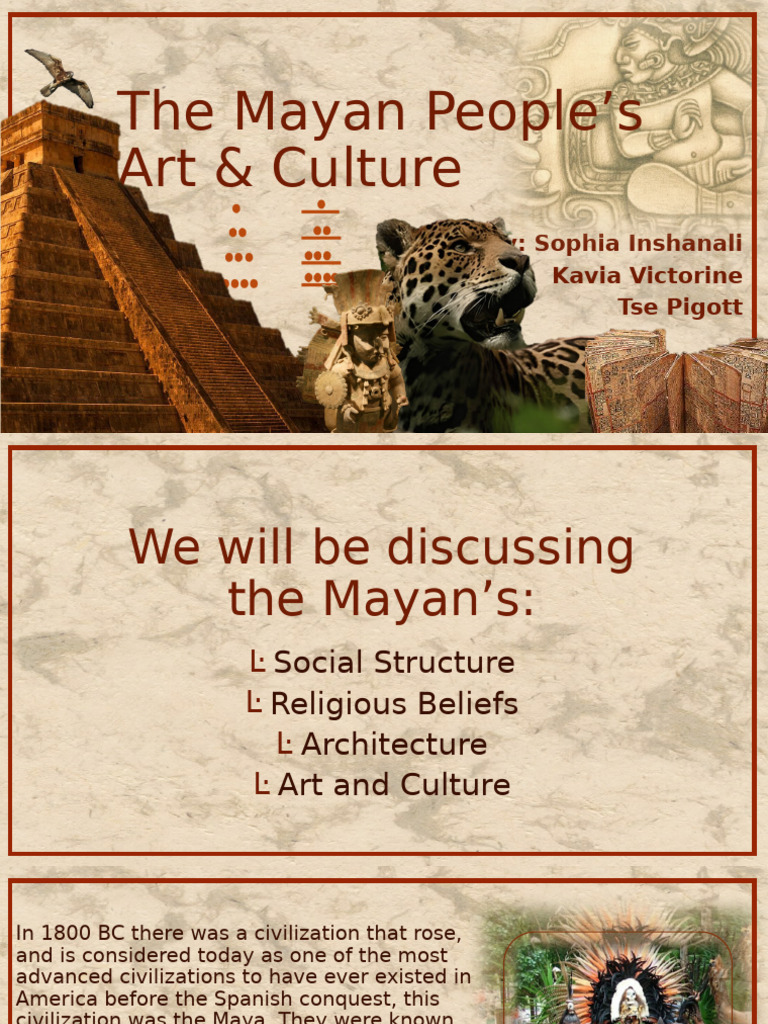 Mayan People Presentation | PDF | Maya Civilization | Mesoamerica