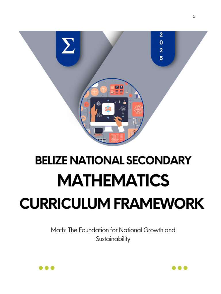 Belize Secondary Math Curriculum | PDF | Area | Line (Geometry)