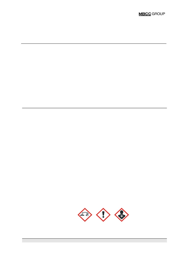 SDS Ucrete RG PT3 | PDF | Agua
