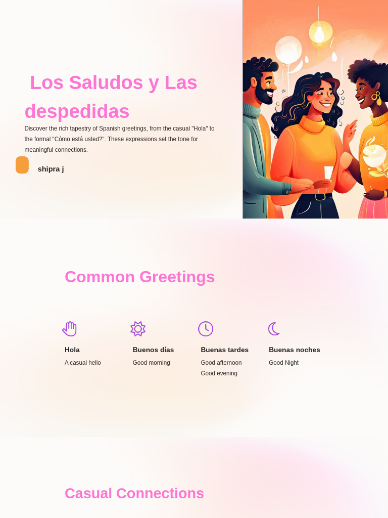 Los Saludos y Las Despedidas | PDF