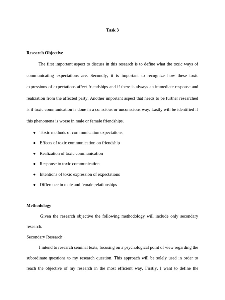 Task 3 Proposal (Aliaa Abdel Kader) | PDF | Communication | Methodology