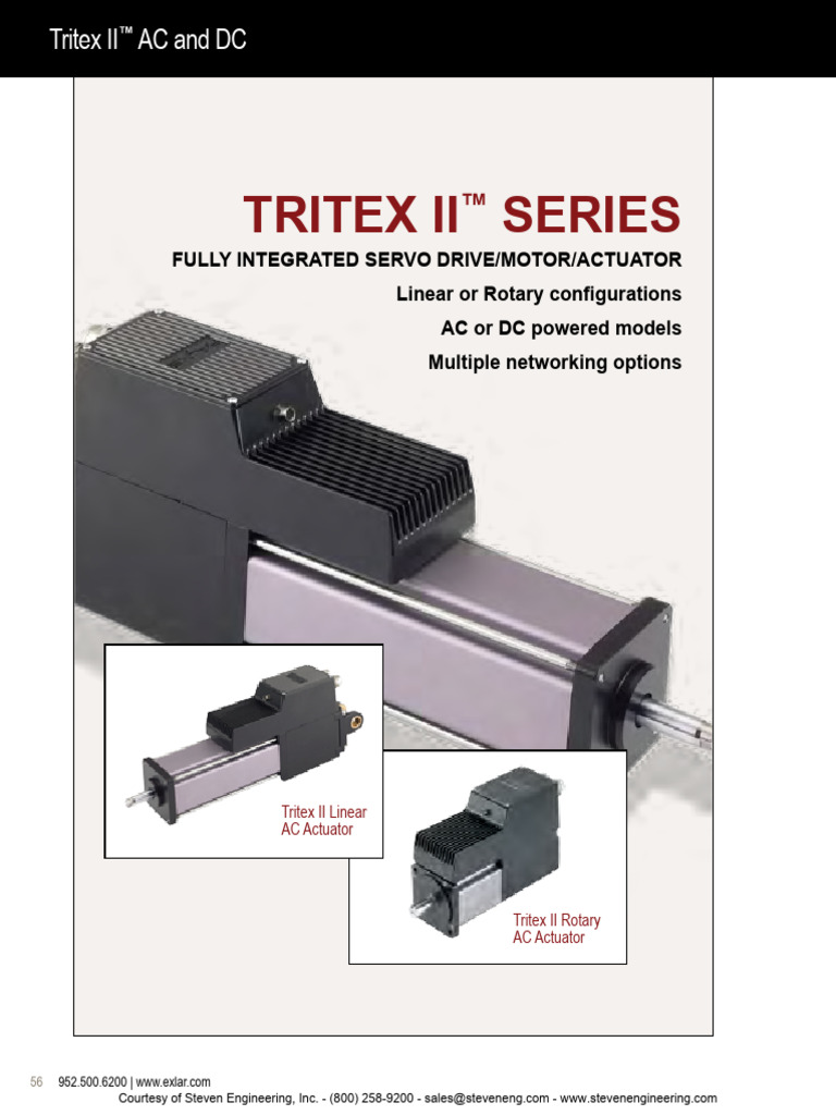 37main Tritex-Ii | PDF | Actuator | Electric Motor