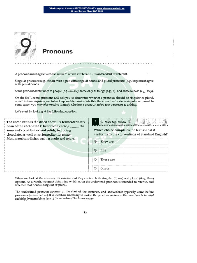 (SAT) 10.pronoun | PDF