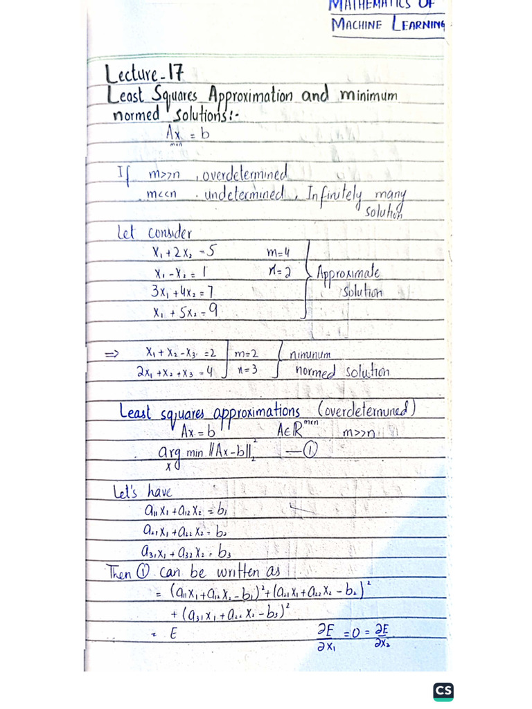 Least Square Approximation | PDF