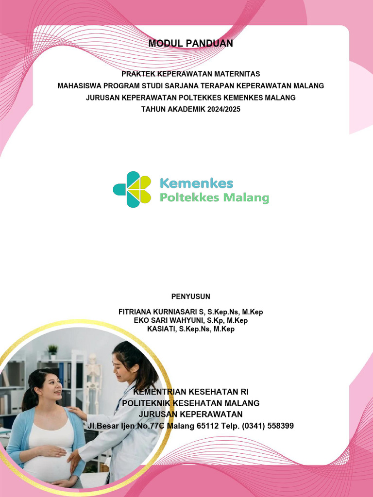 Panduan PK Kep. Maternitas | PDF