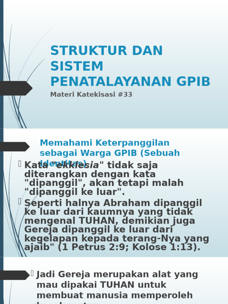 Struktur Dan Sistem Penatalayanan GPIB | PDF