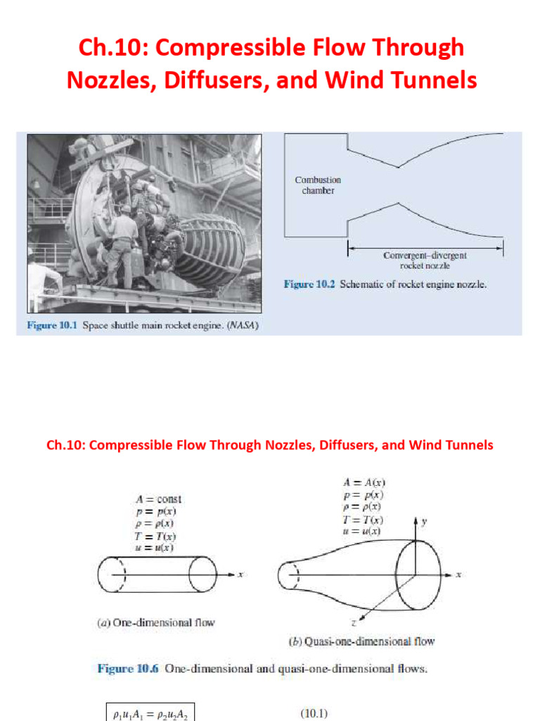 Compressible Flow in Nozzles | PDF | Compressible Flow | Nozzle