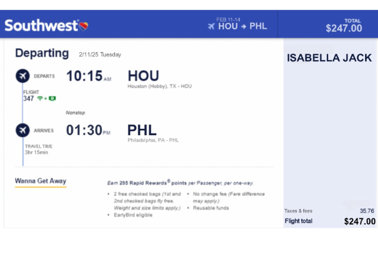 flight ticket | PDF