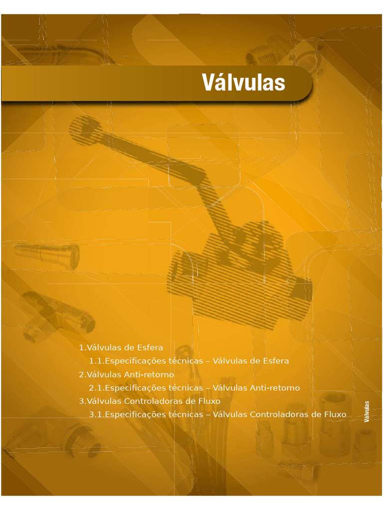 08 - Cátalogo Técnico Hennings - Válvulas | PDF | Válvula | Engenharia Mecânica