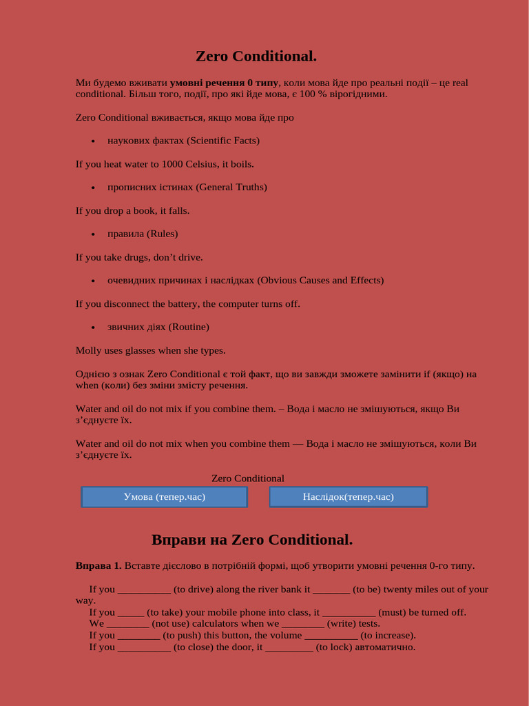 Zero Conditional | PDF