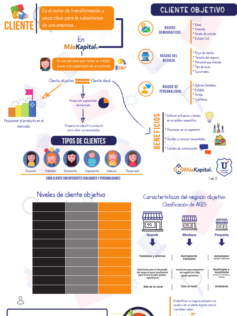 Infografía Cliente Objetivo 27-05-2021 | PDF | Cliente | Economias