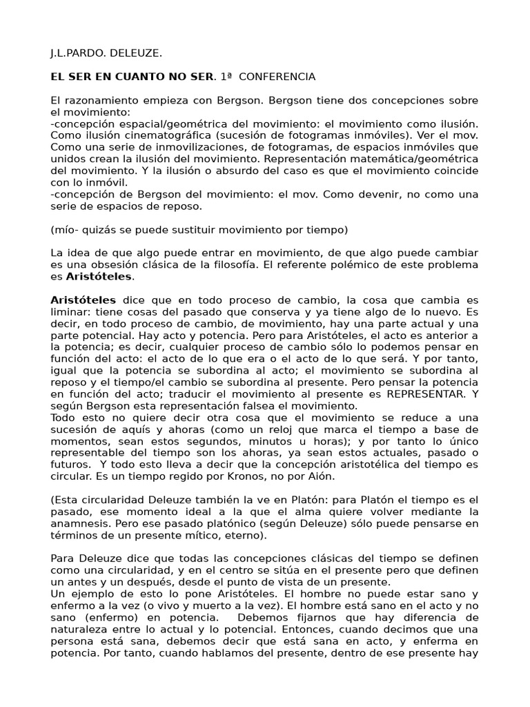 MACBA G.deleuze | PDF | Baruch Spinoza | Immanuel Kant