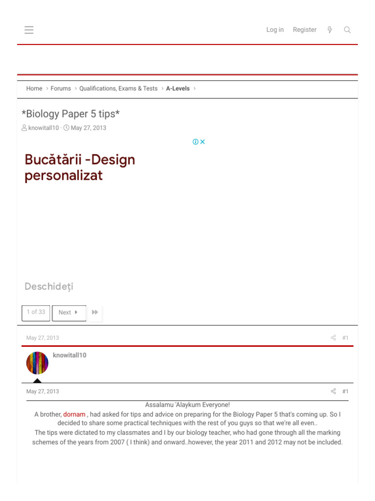 Biology Paper 5 Tips - XtremePapers | PDF | Enzyme Inhibitor | Enzyme