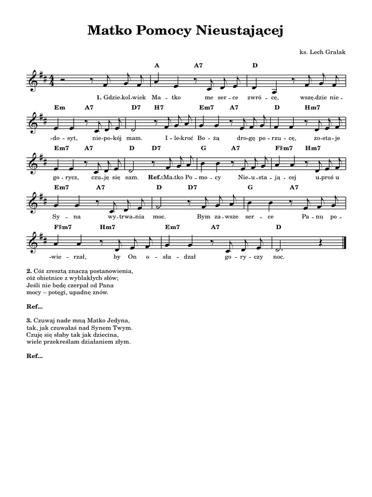 Matko Pomocy Nieustającej | PDF