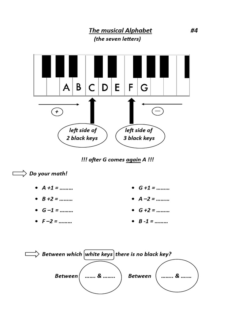 #4 The Musical Alphabet | PDF